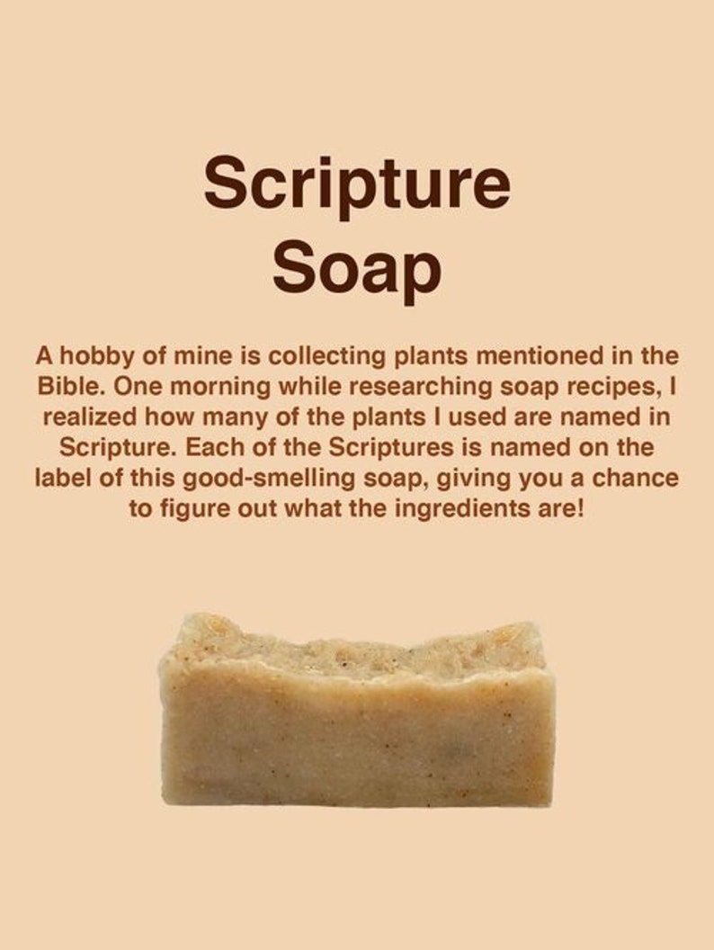 Scripture Soap - Etsy