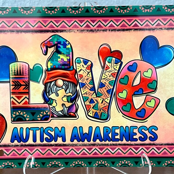 Autism License Plate - Etsy