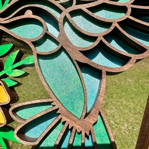 Hummingbird, Key Hanger, Key Holder, Leash Hanger, ID Badge Hanger - Etsy