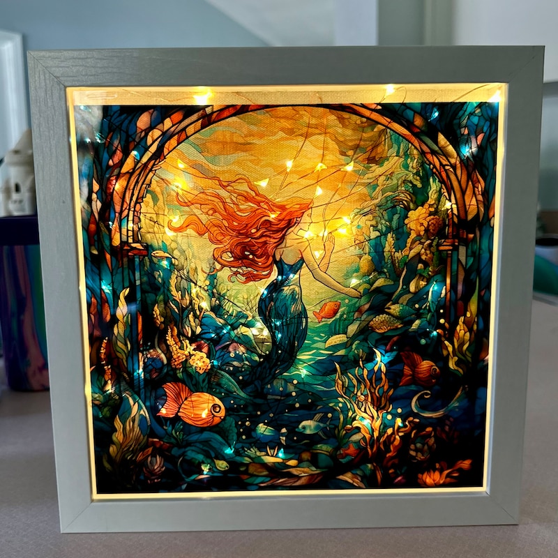 Mermaid Lamp - Etsy