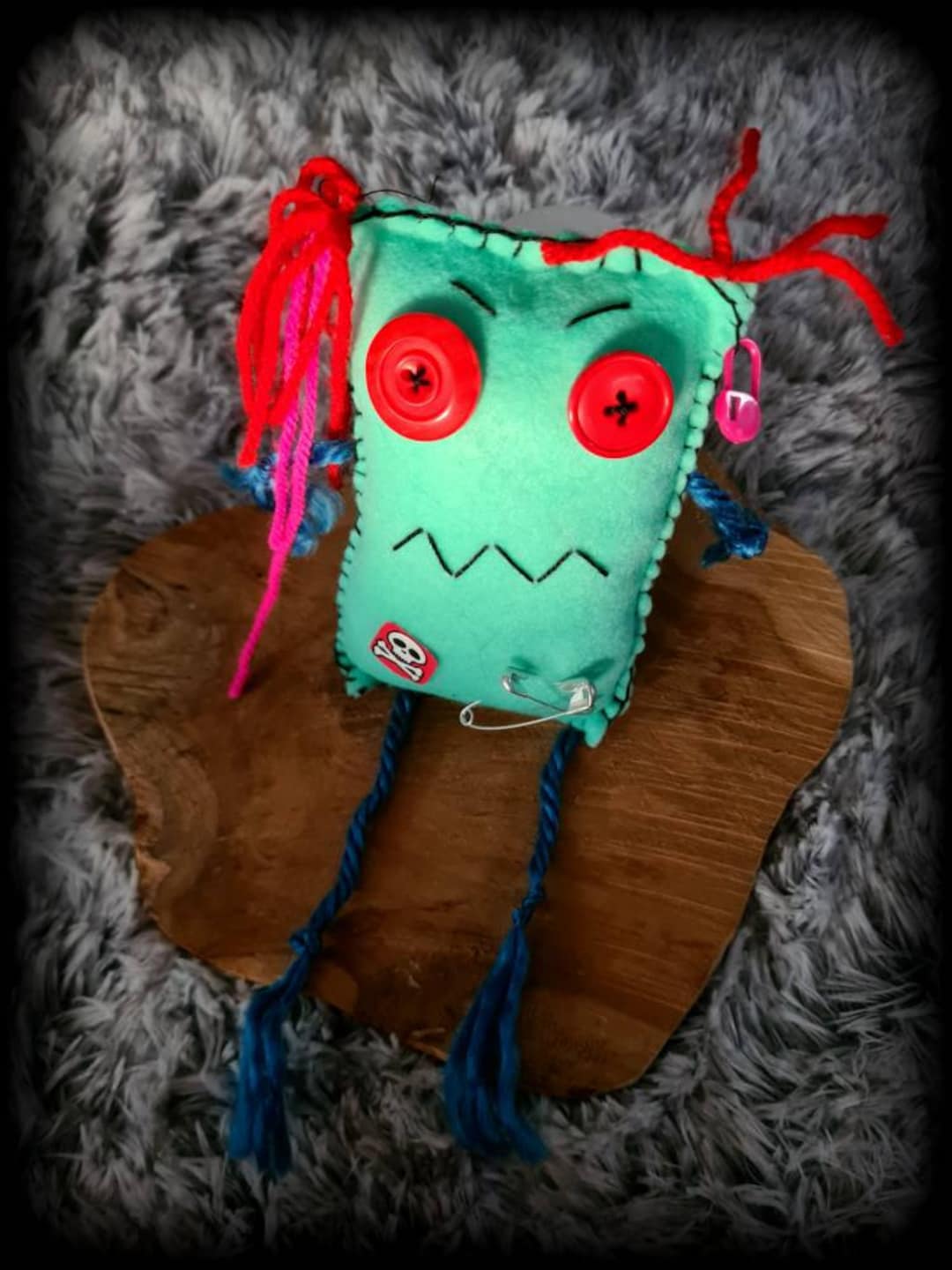 Hand-sewn Creepy Felt Creature, Scary and Unusual Handmade Doll - Etsy ...
