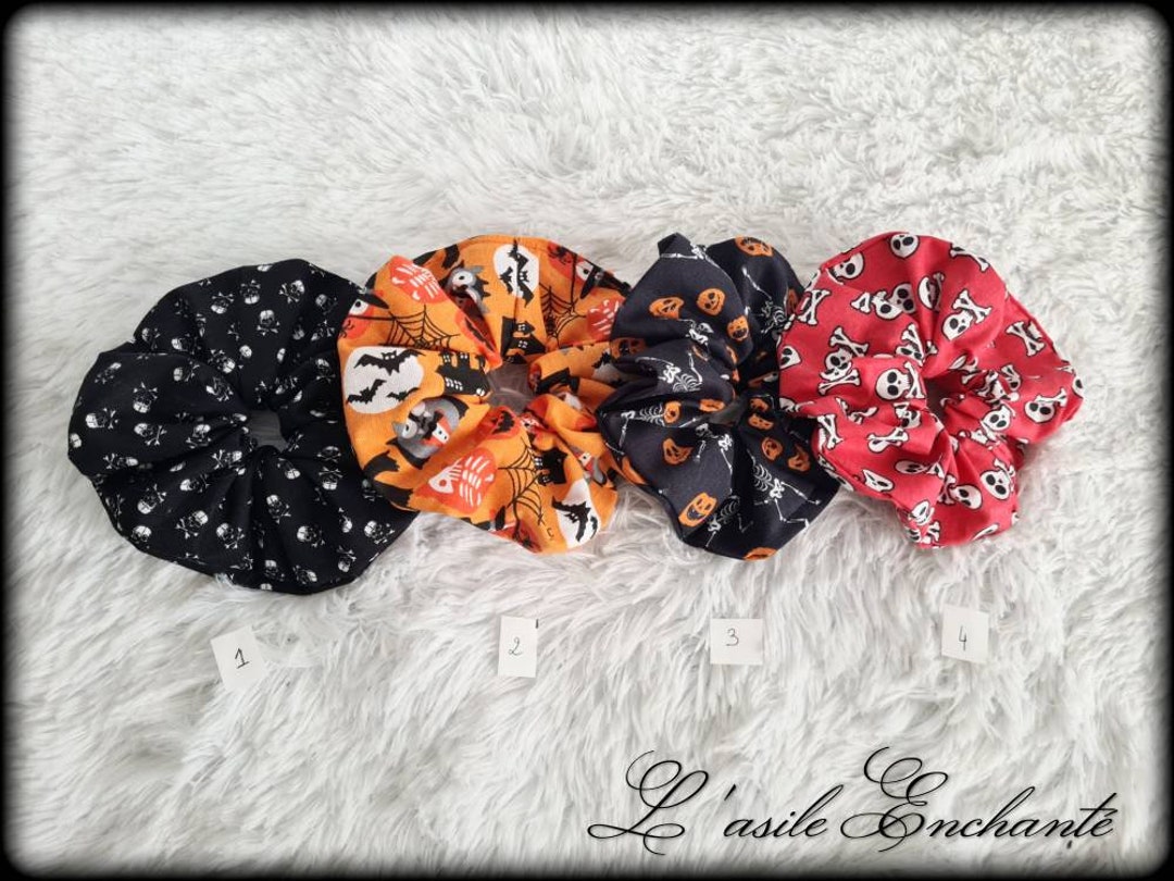Darling Handmade Creepy Scrunchie Horror Scrunchie Hair Elastics - Etsy