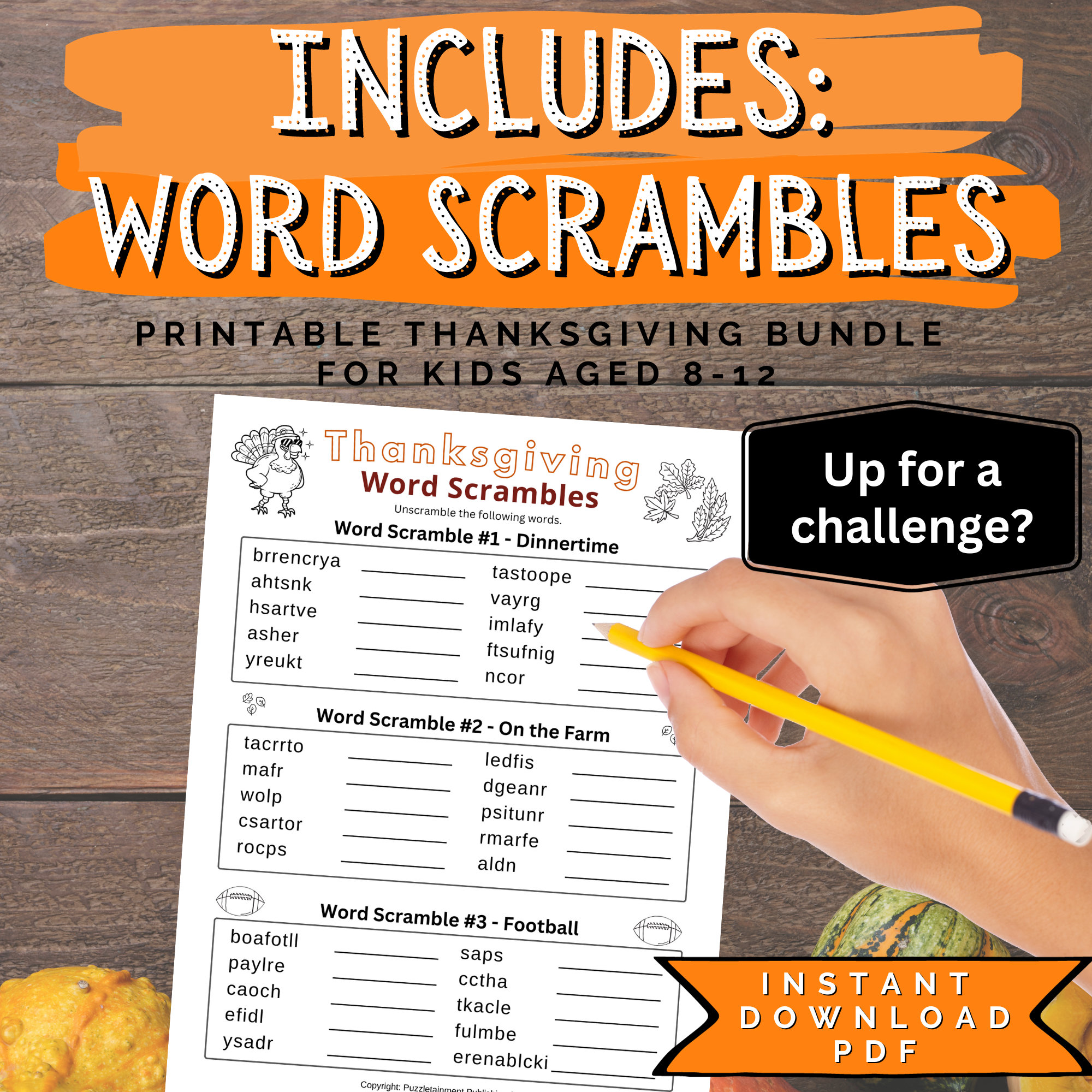 Thanksgiving Word Search Printable Thanksgiving Activities for Kids ...