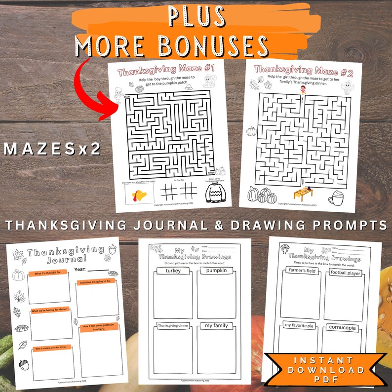 Thanksgiving Word Search Printable Thanksgiving Activities for Kids ...