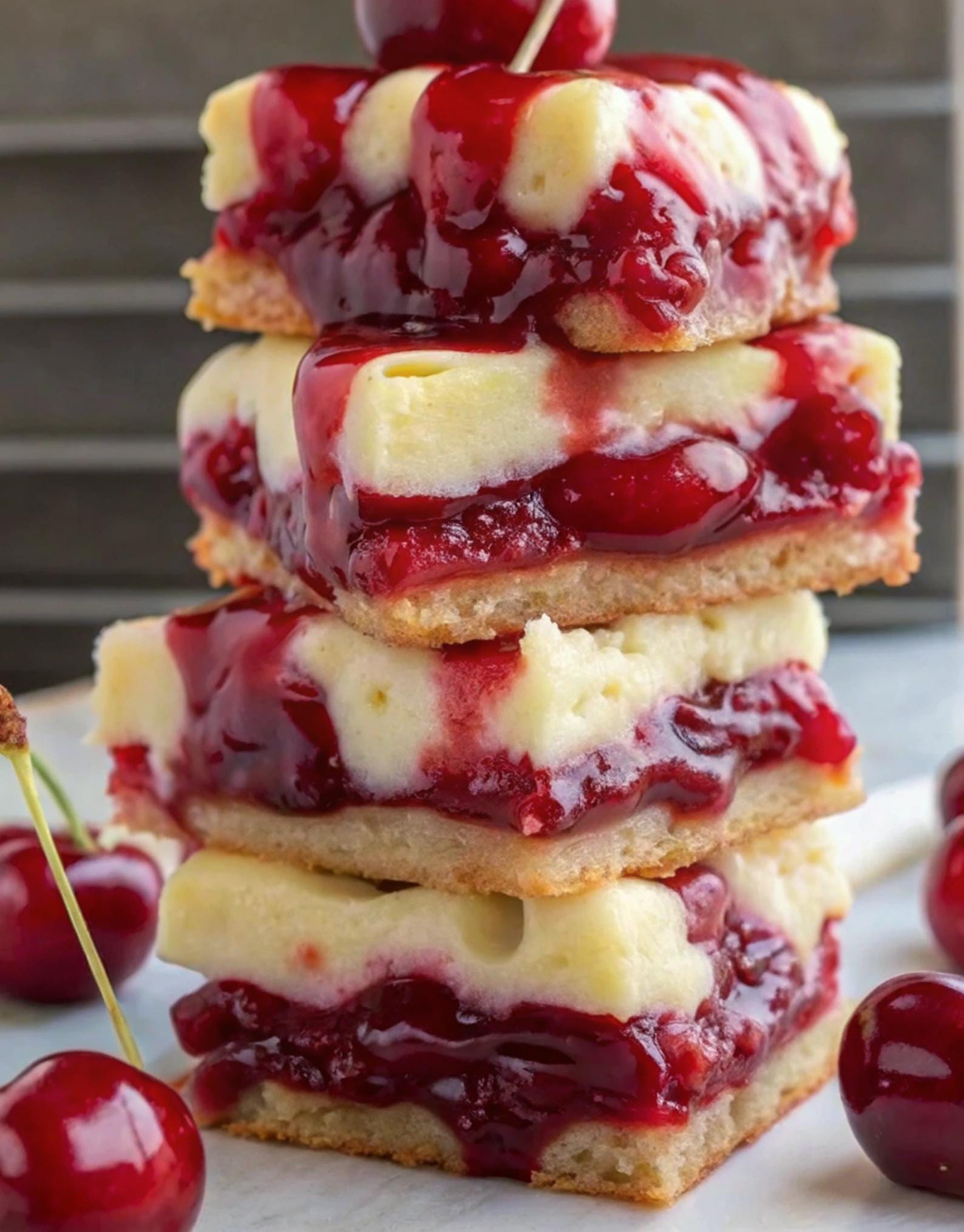 RECIPE for Cherry Bars | Digital Download. - Etsy