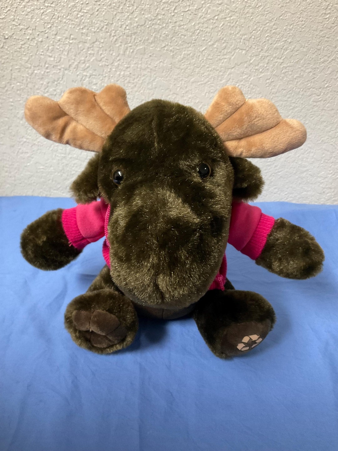 The Petting Zoo Chocolate Moose Plush Toys Stuffed Animals Collectors ...
