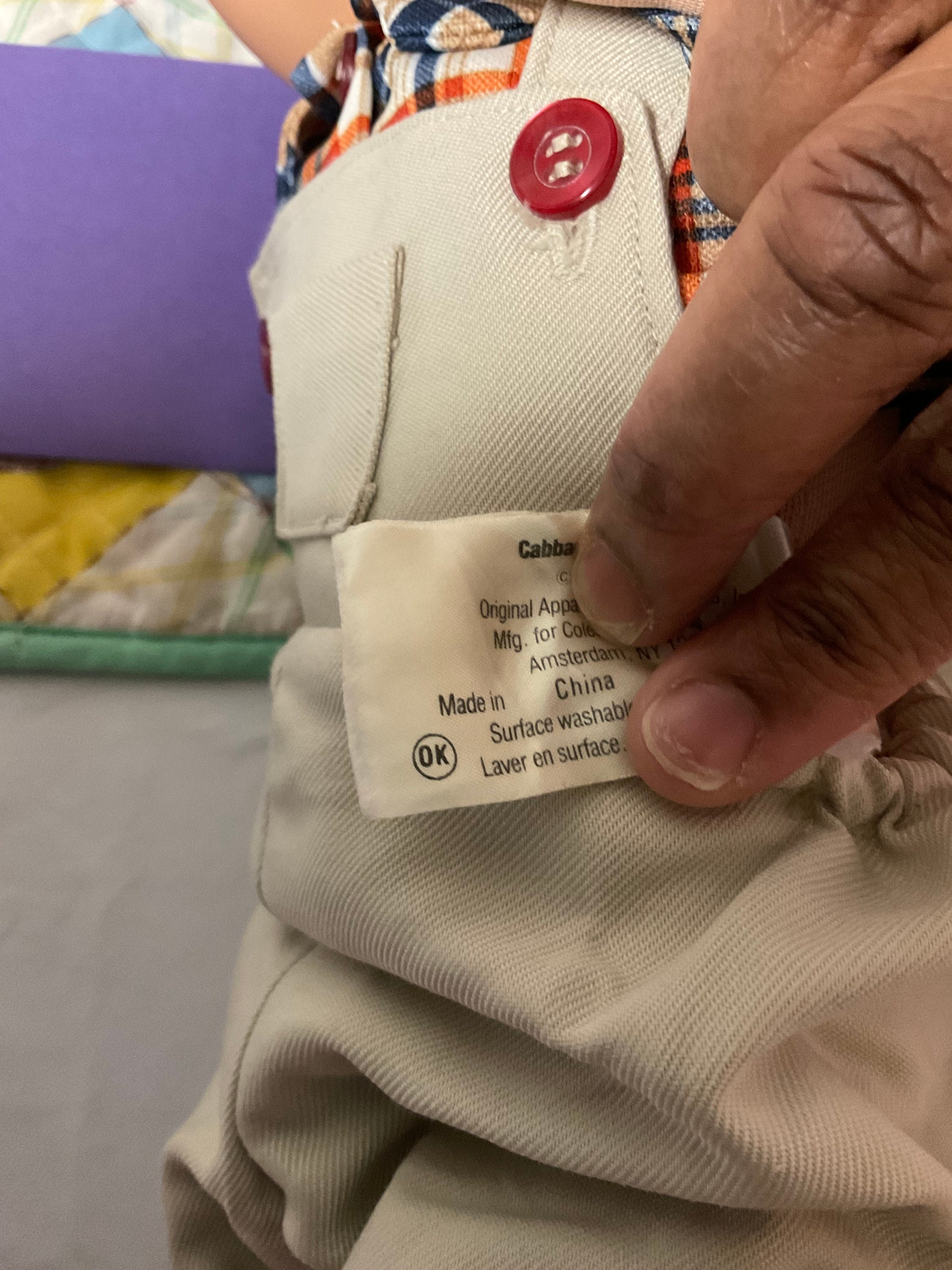 RARE Vintage Cabbage Patch Kid Boy Head Mold 15 Auburn Hair Brown Eyes ...