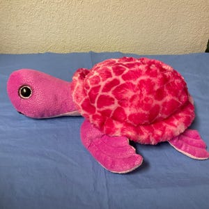 The Petting Zoo’s Plush Pink Turtle Stuffed Animals Plush Toys Turtle ...