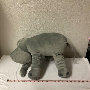 Plush Grey Elephant Stuffed Animals Gifts for Collectors Kids Children ...
