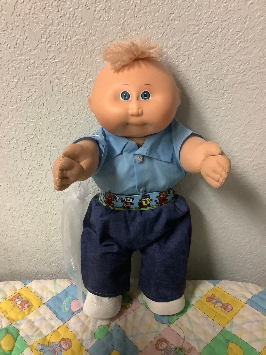 Vintage Cabbage Patch Kid Preemie Head Mold 1 P Factory 1985 Wheat Tuft ...