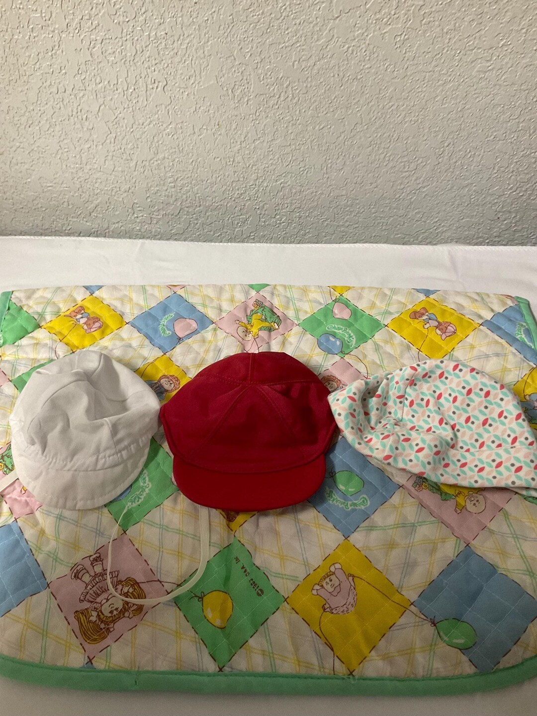 Vintage Cabbage Patch Kids Hat Bonnet and Baby Doll Hat (set of 3) 1 ...