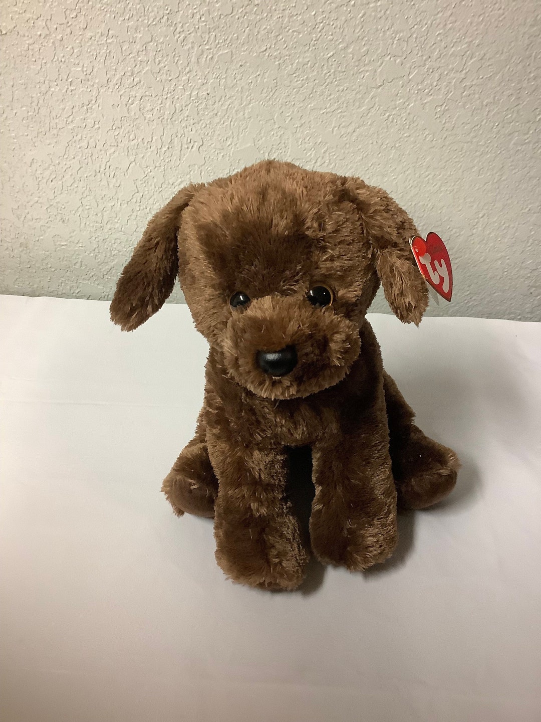 TY Beanie Baby Stuffed Toy “harley” the Puppy Brown 100% Silk Outer ...