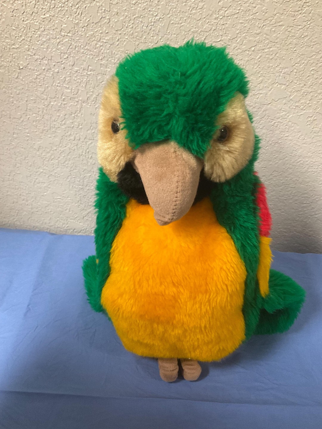 Stuffed Parrot Plush Puppet Stuffed Animals Plush Toys Collectibles ...
