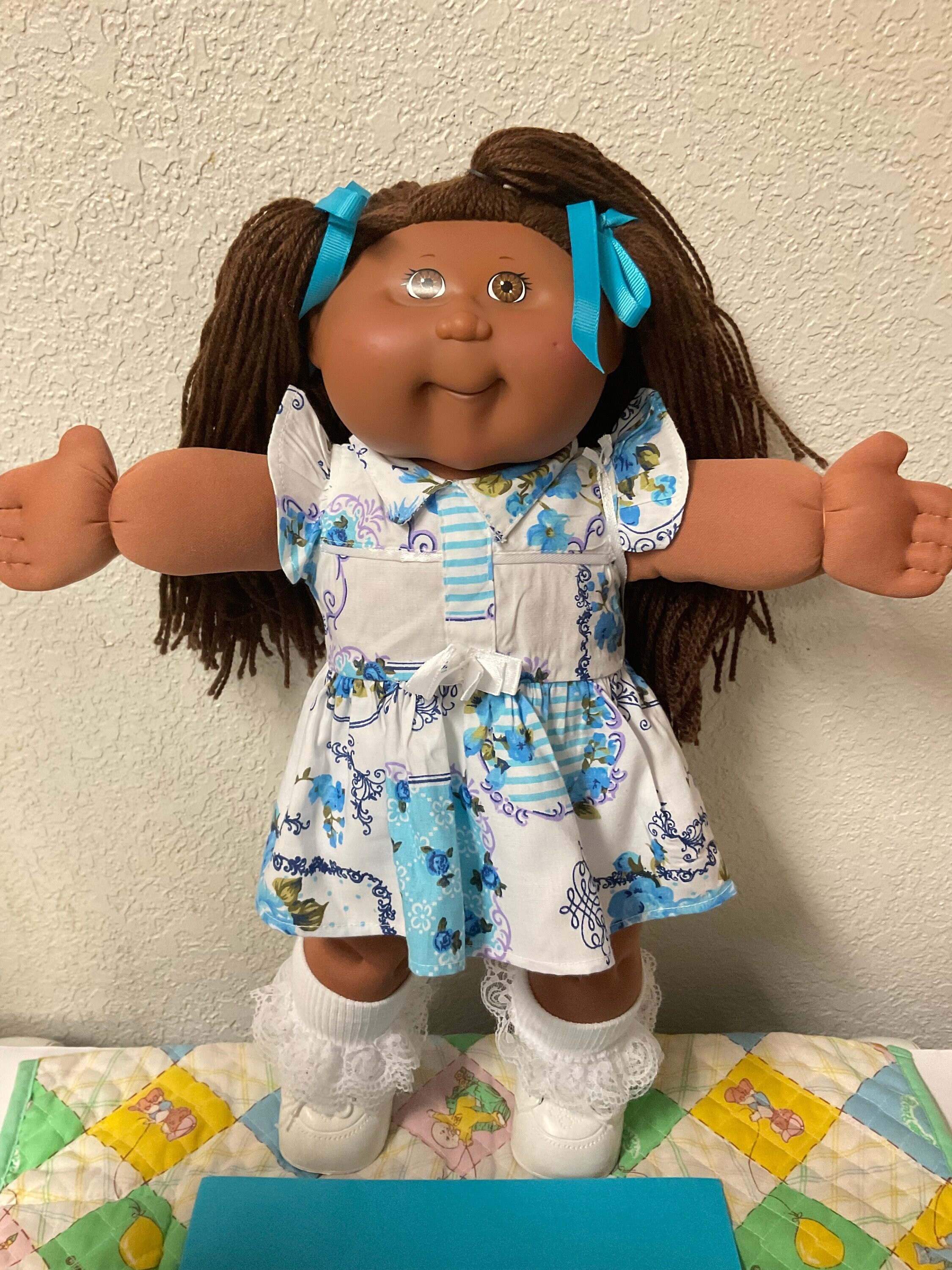 Vintage Cabbage Patch Kid Girl African American Play Along PA-2 Brown ...