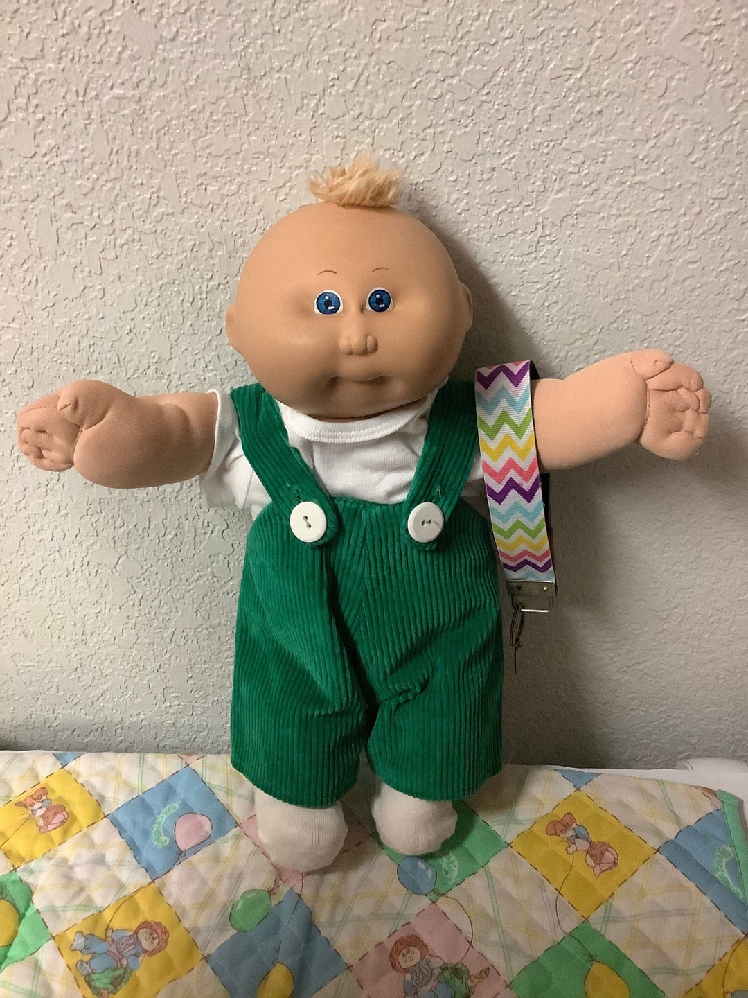 Vintage Cabbage Patch Kid Preemie Boy Wheat Tuft of Hair Blue Eyes OK ...