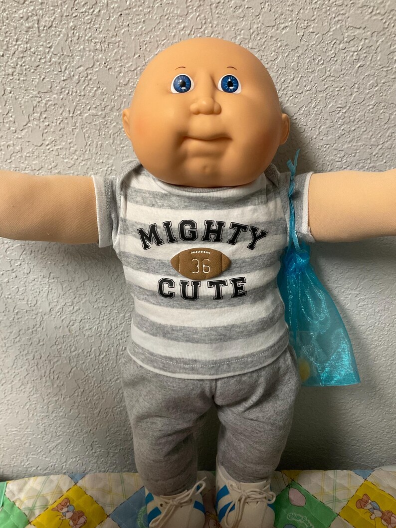 Very RARE Vintage Cabbage Patch Kid Bald Boy Blue Eyes P & L on Tag ...