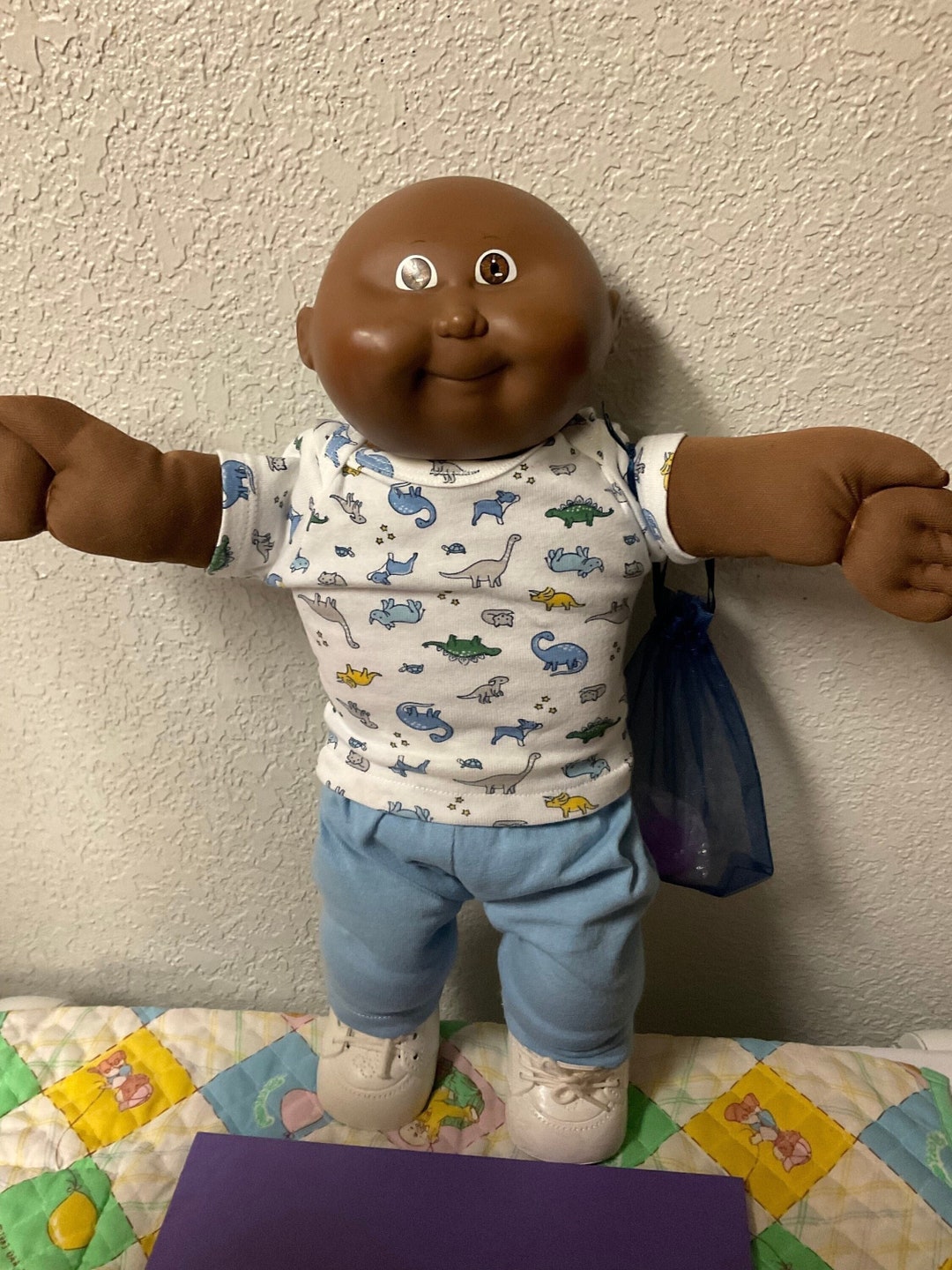 RARE Vintage Cabbage Patch Kid African American Bald Boy Head Mold #15 ...