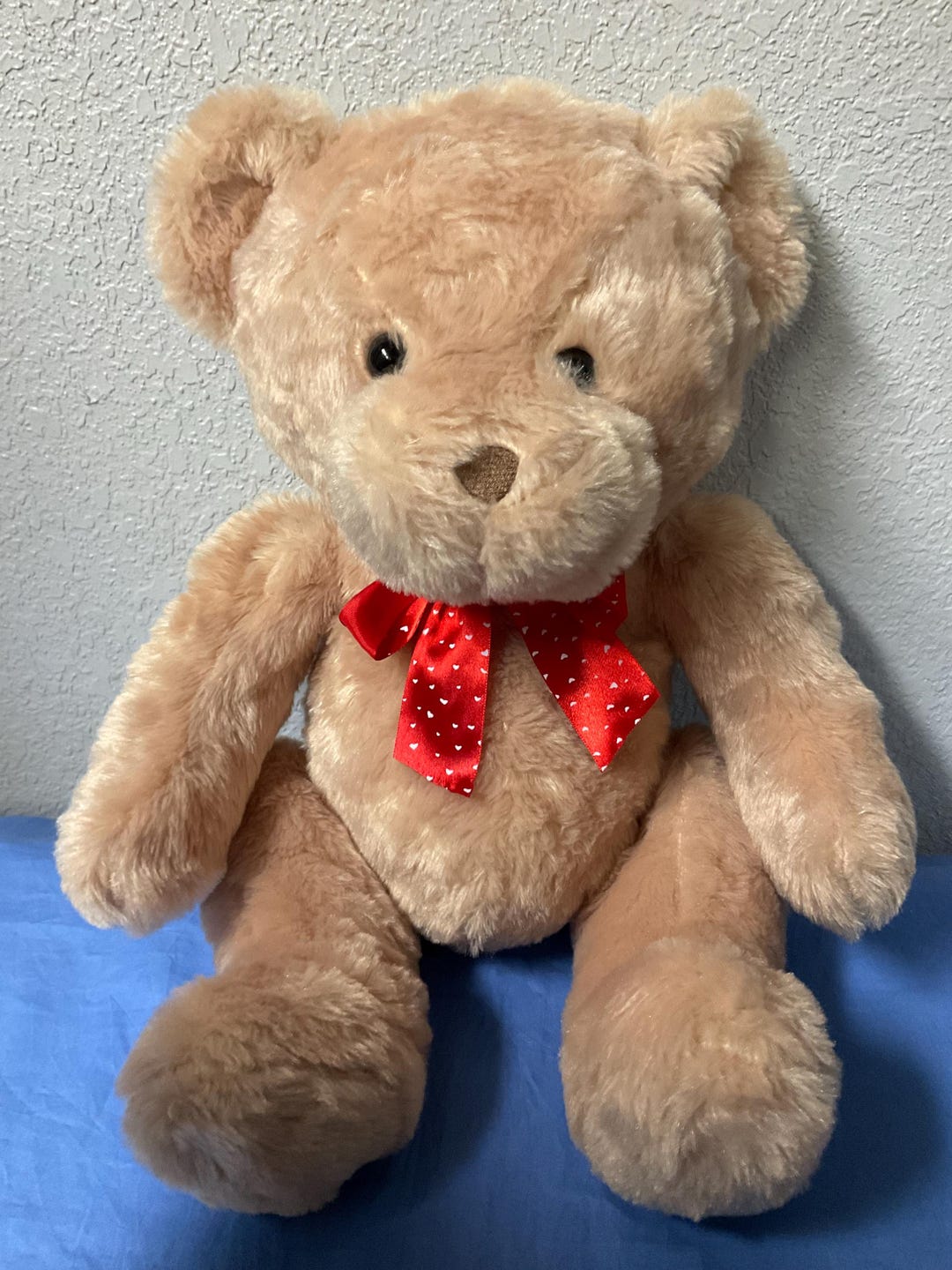 Dan Dee Light Brown Plush Teddy Bear Bow Stuffed Animals Plush Toys ...