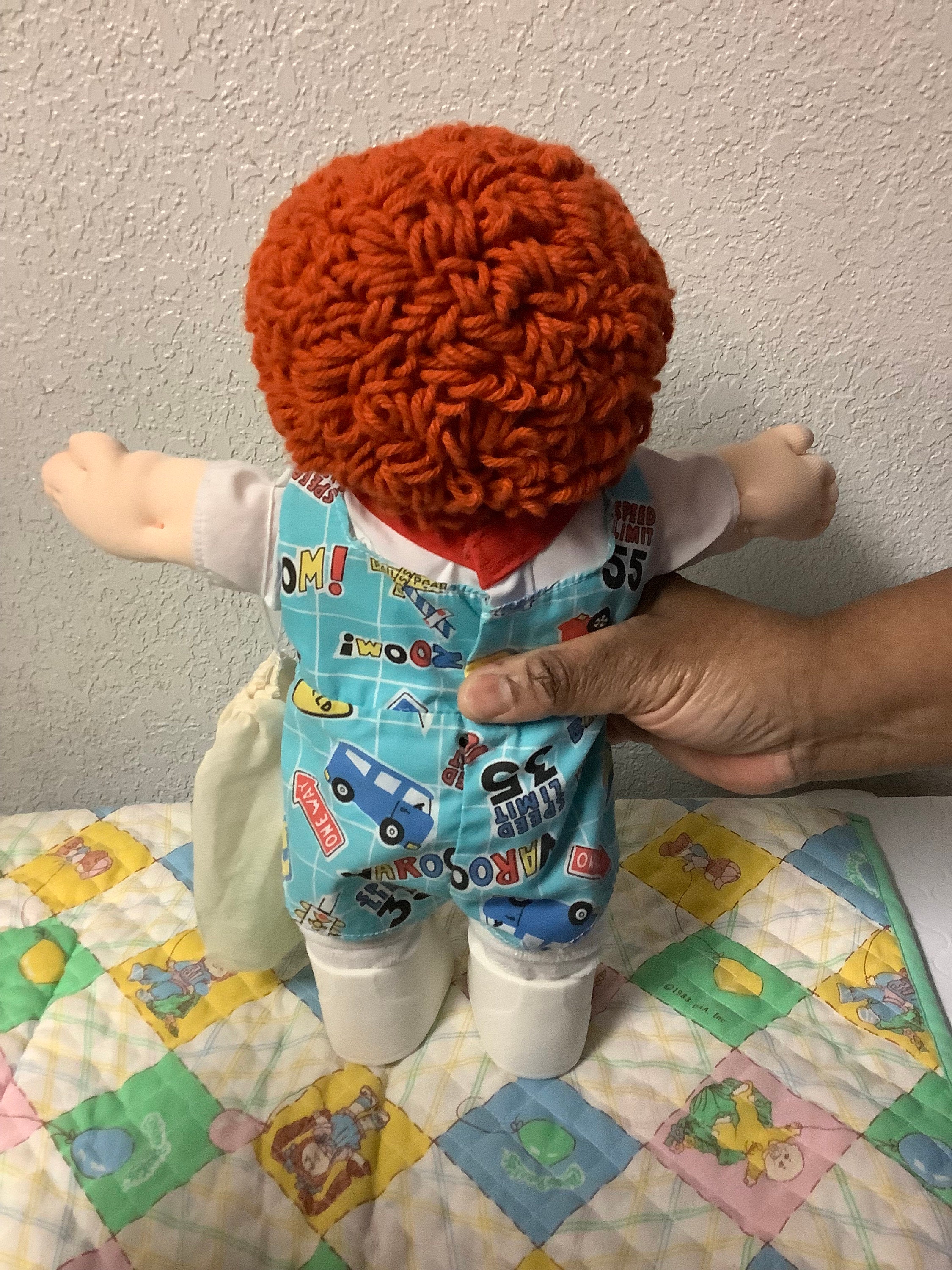 Adorable Vintage Cabbage Patch Kids Toddler Red Hair Head Mold 3 1988 ...