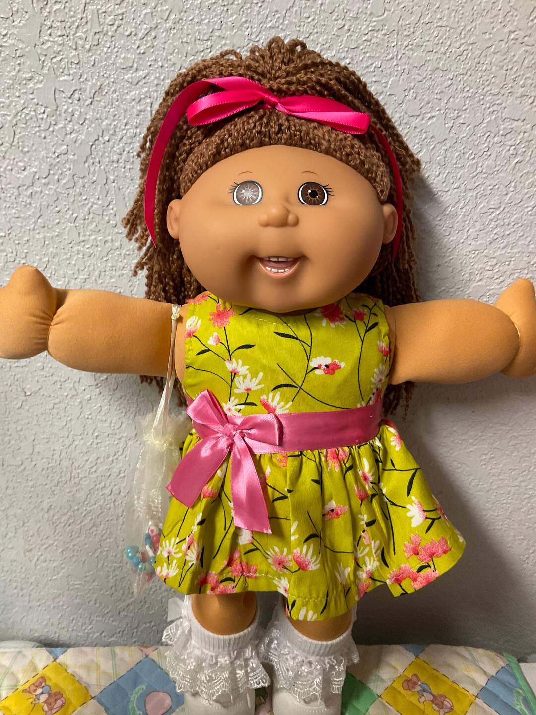 Vintage Cabbage Patch Kid African American Play Along Girl PA-6 8 Teeth ...