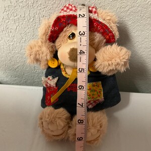 Vintage 1985 Cuddlin' Country Bears "dixie" Stuffed Animal Plush Teddy ...