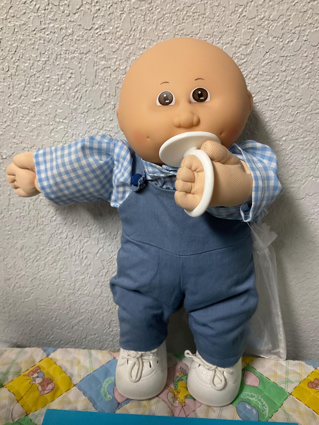 Vintage Cabbage Patch Kid Bald Preemie Boy With Pacifier Head Mold #4 ...