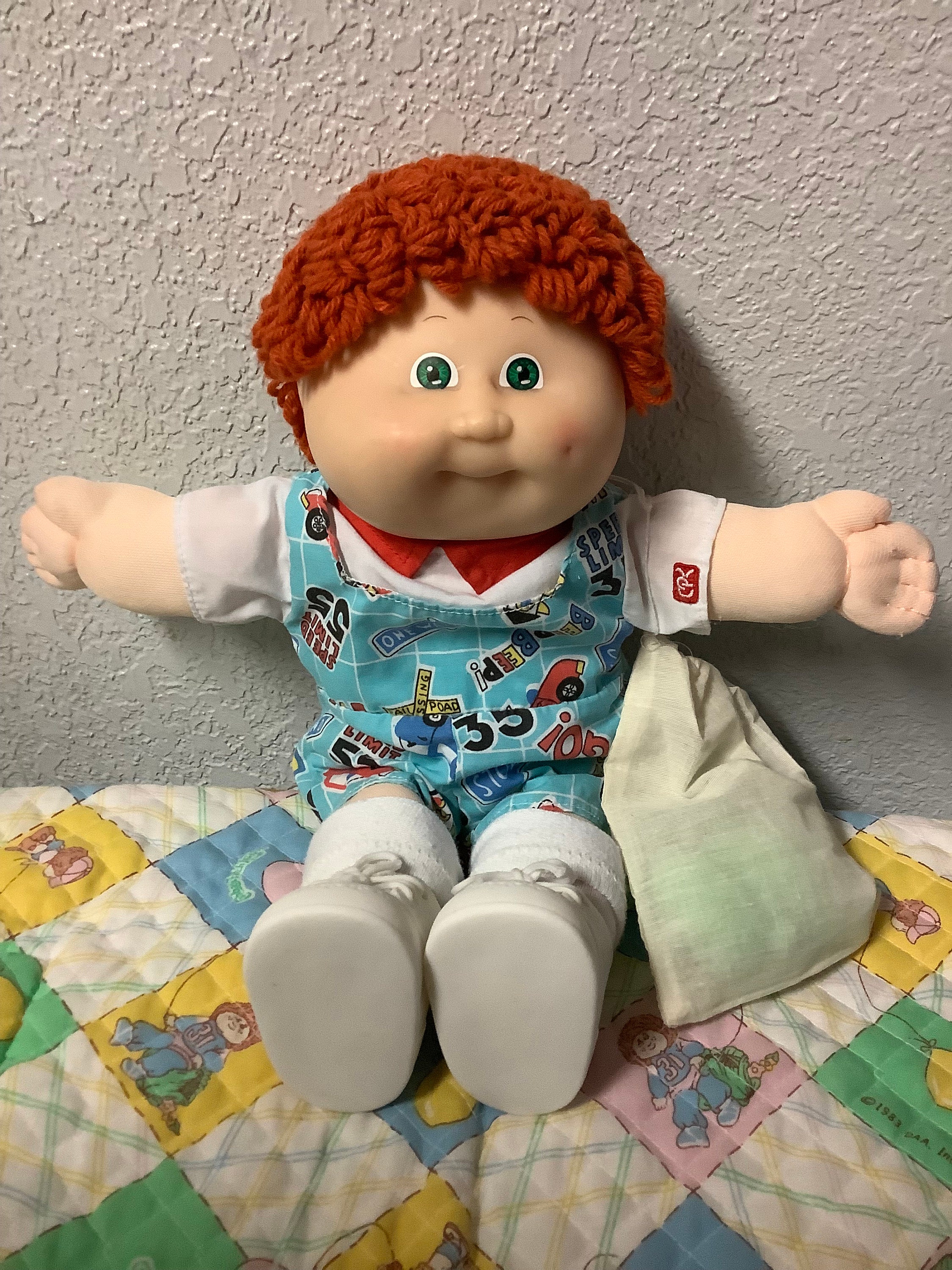 Adorable Vintage Cabbage Patch Kids Toddler Red Hair Head Mold 3 1988 ...