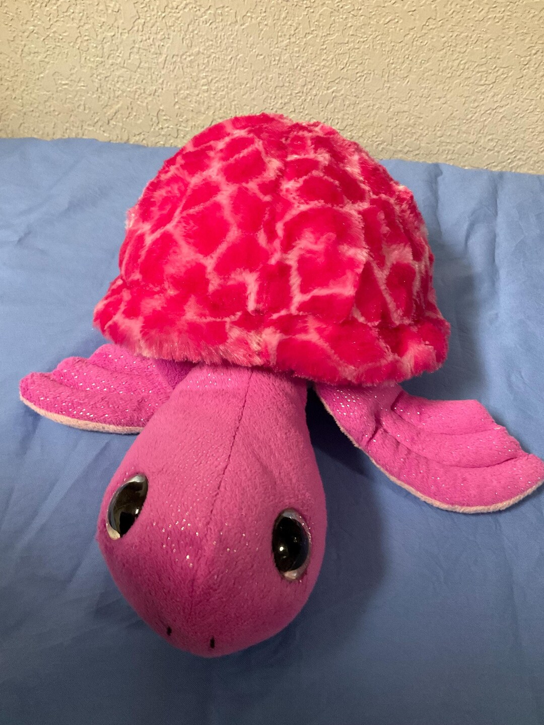 The Petting Zoos Plush Pink Turtle Stuffed Animals Plush Toys Turtle ...