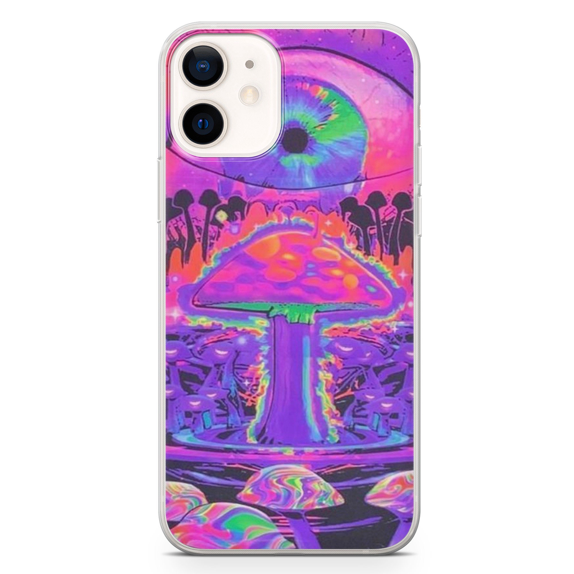 Trippy Phone Case, Psychedelic Phone Cover for iPhone 17, 16, 15, 14 ...