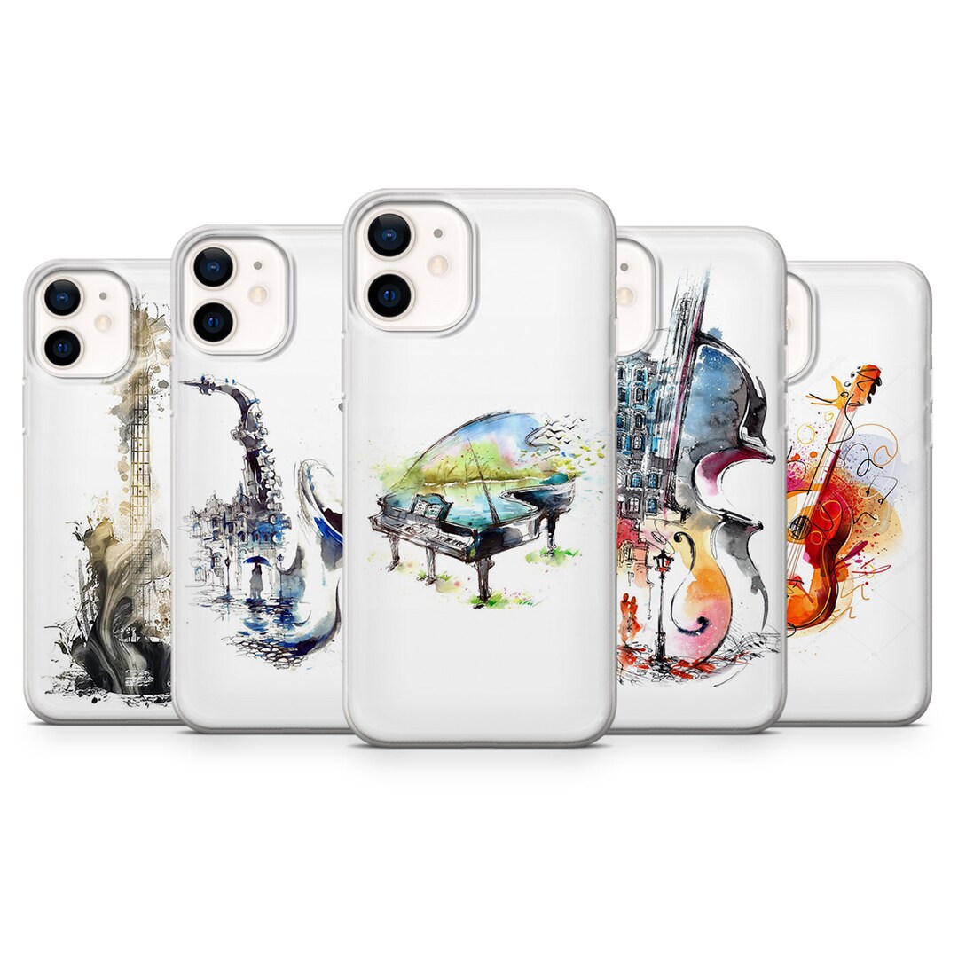 Instruments Phone Case, Musical Phone Case for iPhone 16, 15, 14, 13 ...