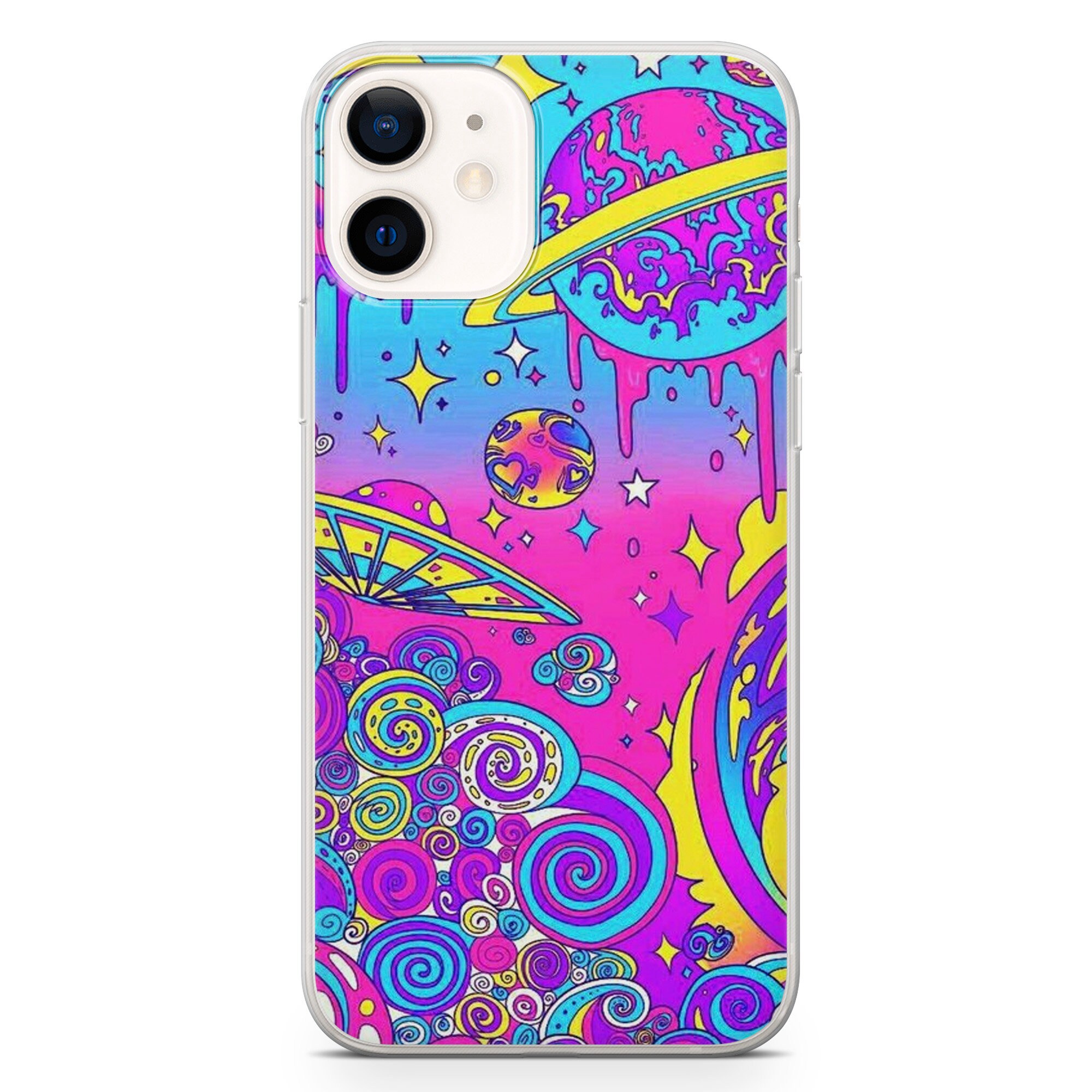 Trippy Phone Case, Psychedelic Phone Cover for iPhone 17, 16, 15, 14 ...