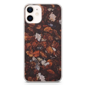Fall Leaves Phone Cover, Autumn Phone Case for iPhone 16, 15, 14, 13 ...