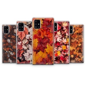 Fall Leaves Phone Cover, Autumn Phone Case for iPhone 17, 16, 15, 14 ...