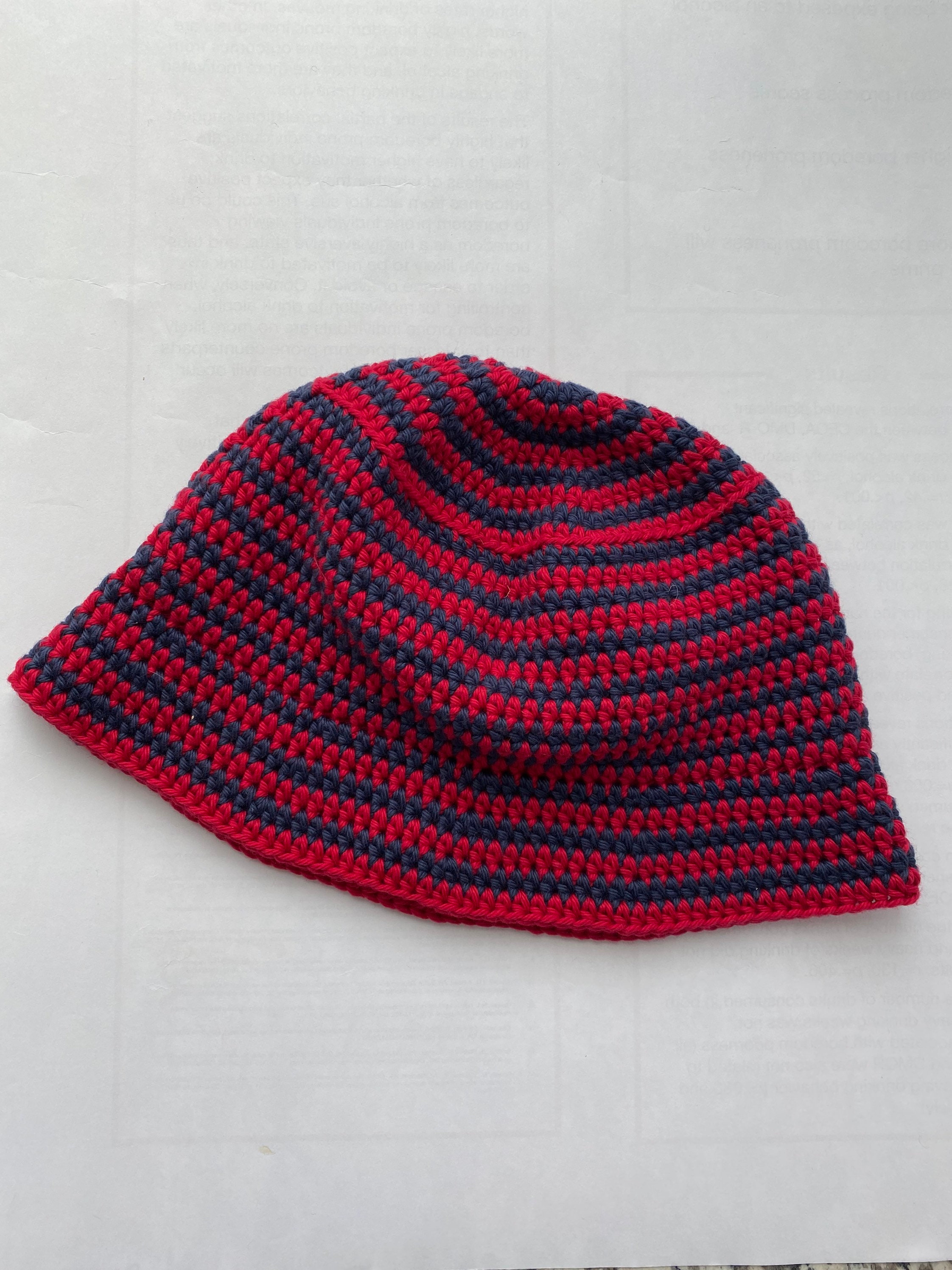 Striped Bucket Hat - Etsy