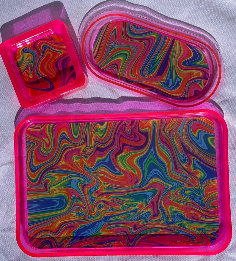 Neon Tray Set - Etsy