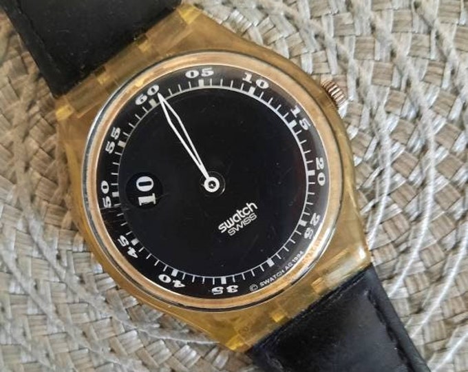 Vintage Swatch GK182 - Watch Upside Down - AG 1994 - Etsy
