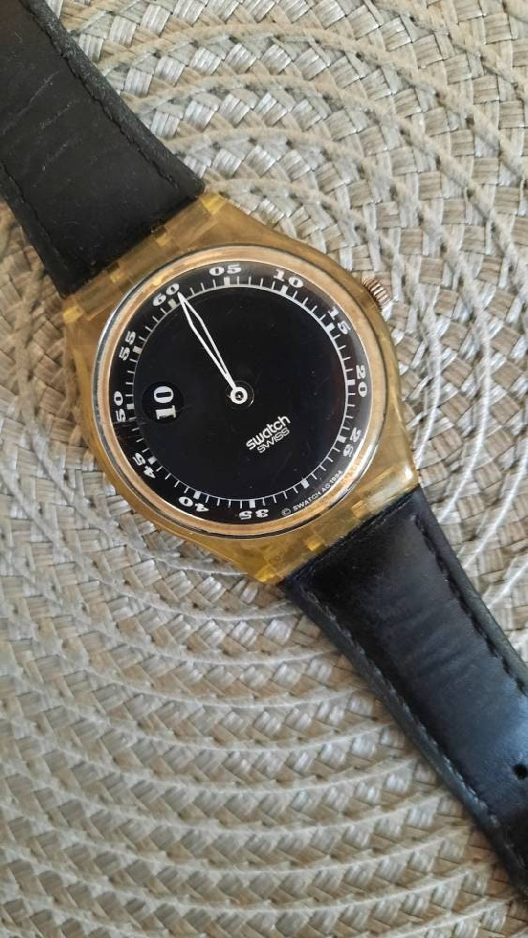 Vintage Swatch GK182 - Watch Upside Down - AG 1994 - Etsy