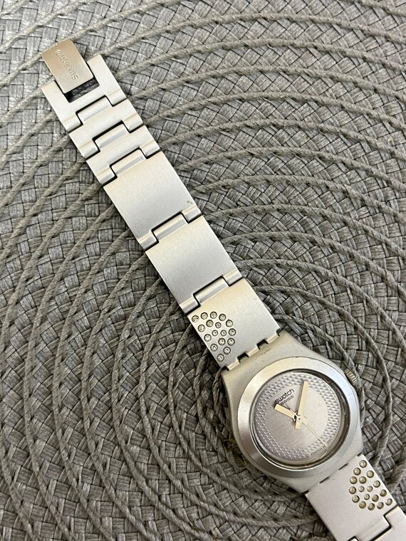 Women Swatch Irony Aluminium Watch - AG 2002 - Gem