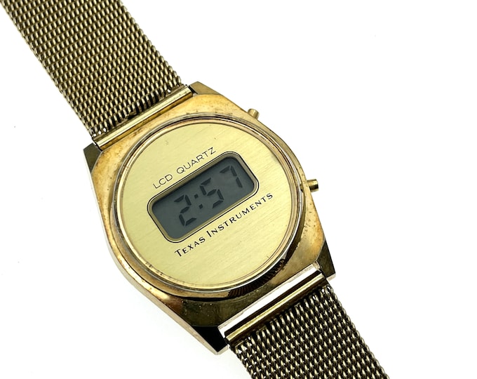 Texas Instruments Watch Vintage Digital Watch - Etsy