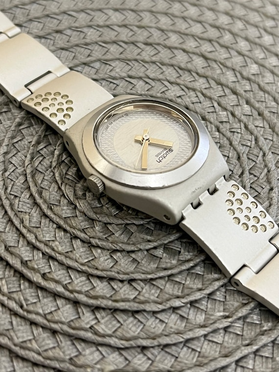 Women Swatch Irony Aluminium Watch - AG 2002 - Gem