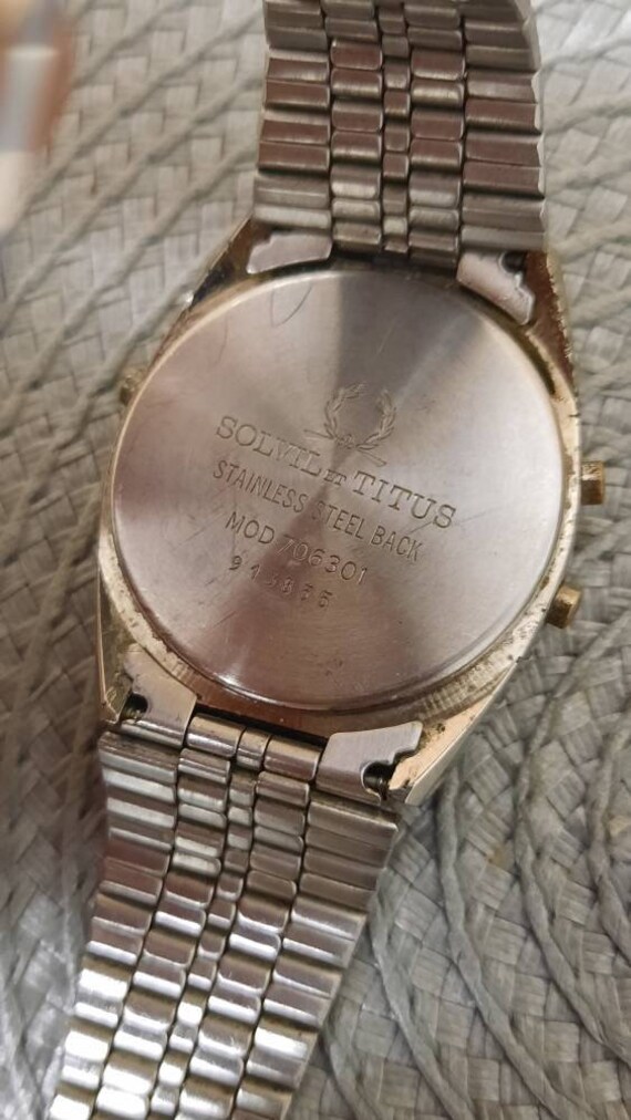 Vintage SOLVIL et TITUS digital watch - mod 706301 ci… - Gem