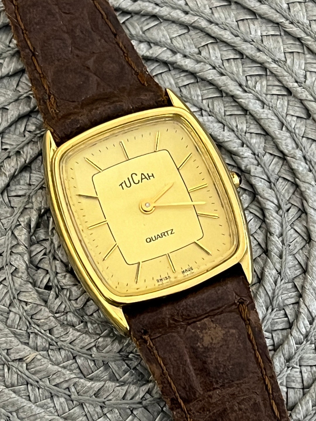 Vintage Tucah Watch - Swiss Made - Quartz - Women Watch - Etsy