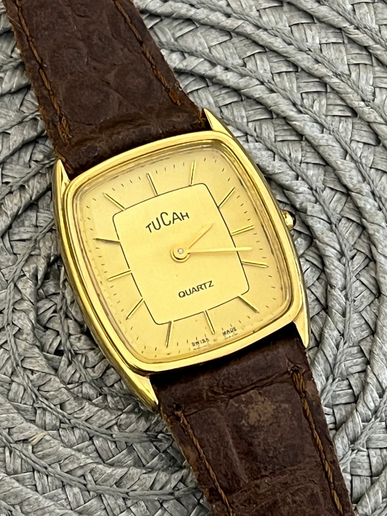 Vintage Tucah Watch - Swiss Made - Quartz - Women Watch - Etsy