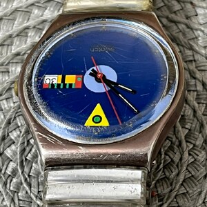 1989 Swatch Watch Tango Azul GX401 Blue Collectible - Etsy