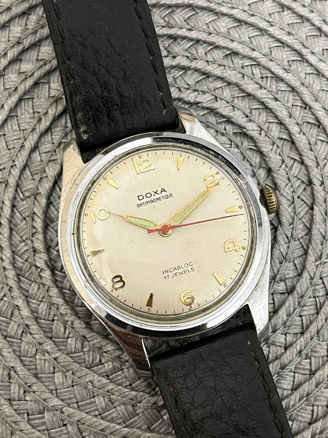 Vintage DOXA Watch 17 Jewels - Swiss - Mechanical - Aprox. 1958 - Etsy