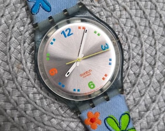 Swatch Flower Watch - Etsy UK