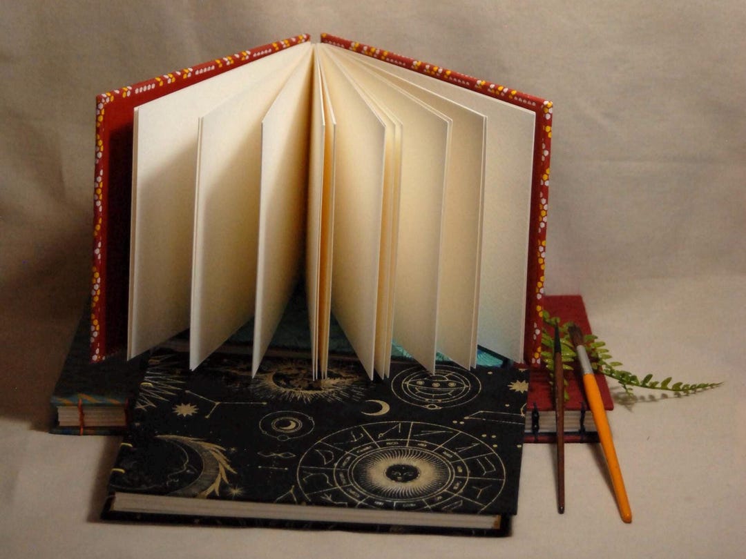 Watercolor Coptic Stitch Book | Handmade Book, Journal, Sketchbook, Bookbinding - Etsy