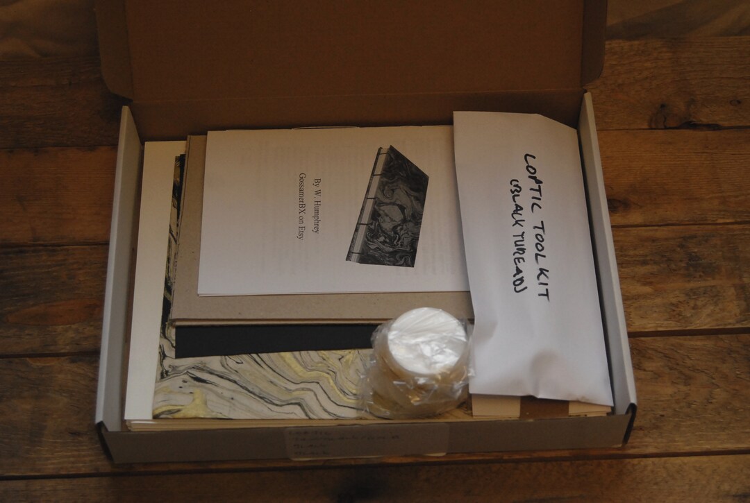 DIY Coptic Bookbinding Kit | DIY, Handmade Book, Craft, Journal, Sketchbook, Bookbinding - Etsy