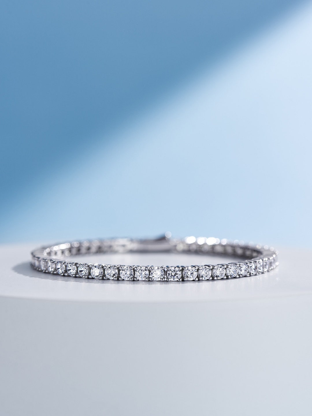 High Quality Tennis Bracelet Diamond Bracelet Bridal Linked - Etsy