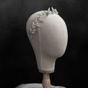 Handmade Laurel Tiara With Leaf Embroidery - Royal Wedding Crown ...